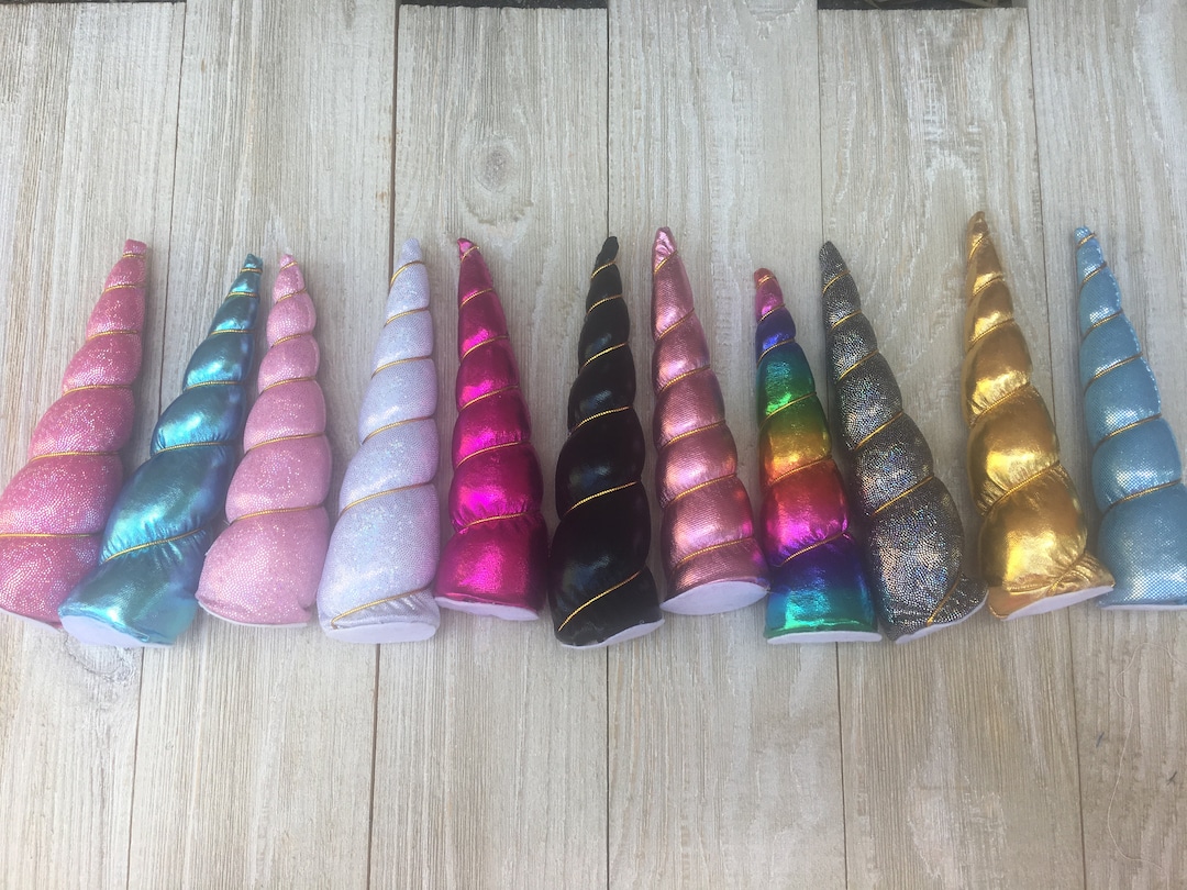 UNICORN Horns--individual or Set of 5-pick Your Color Choice - Etsy