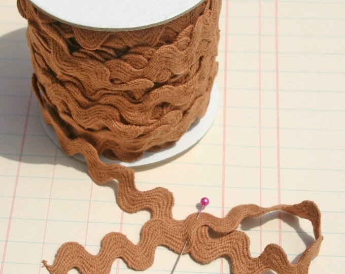 Light Brown Rick Rack Jumbo Cotton Ric Rac Trim 11/16 Wide - Etsy