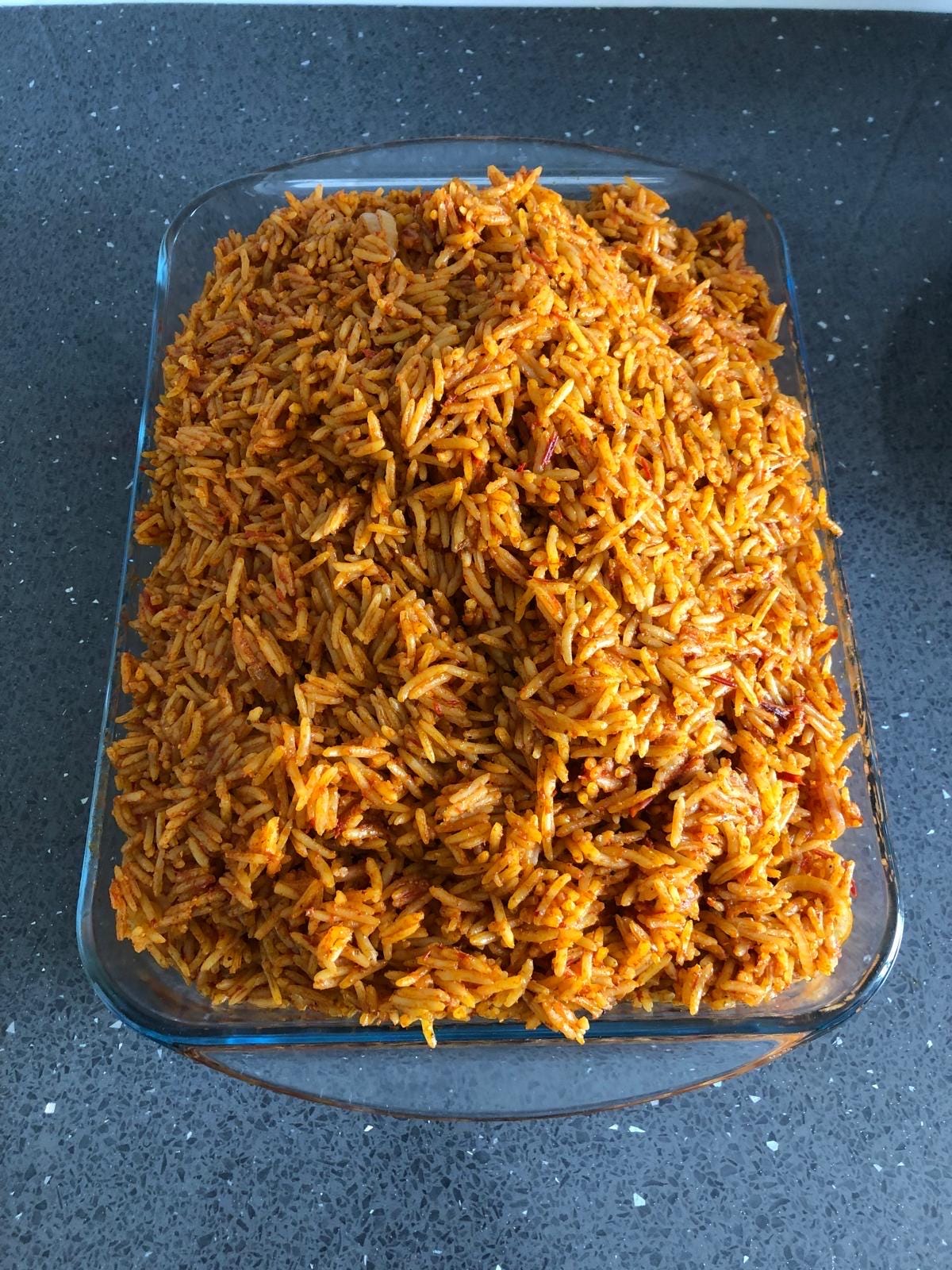 Delicious Nigerian Jollof 4 Litre Made to Order - Etsy UK