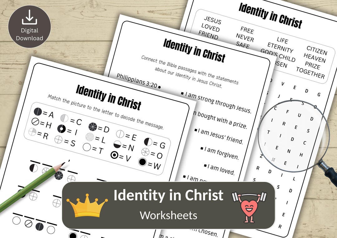 Identity in Christ - Who I Am in Christ Puzzle Bundle for Kids | Bible ...
