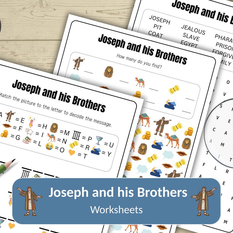 Catholic Kids Worksheets - Etsy