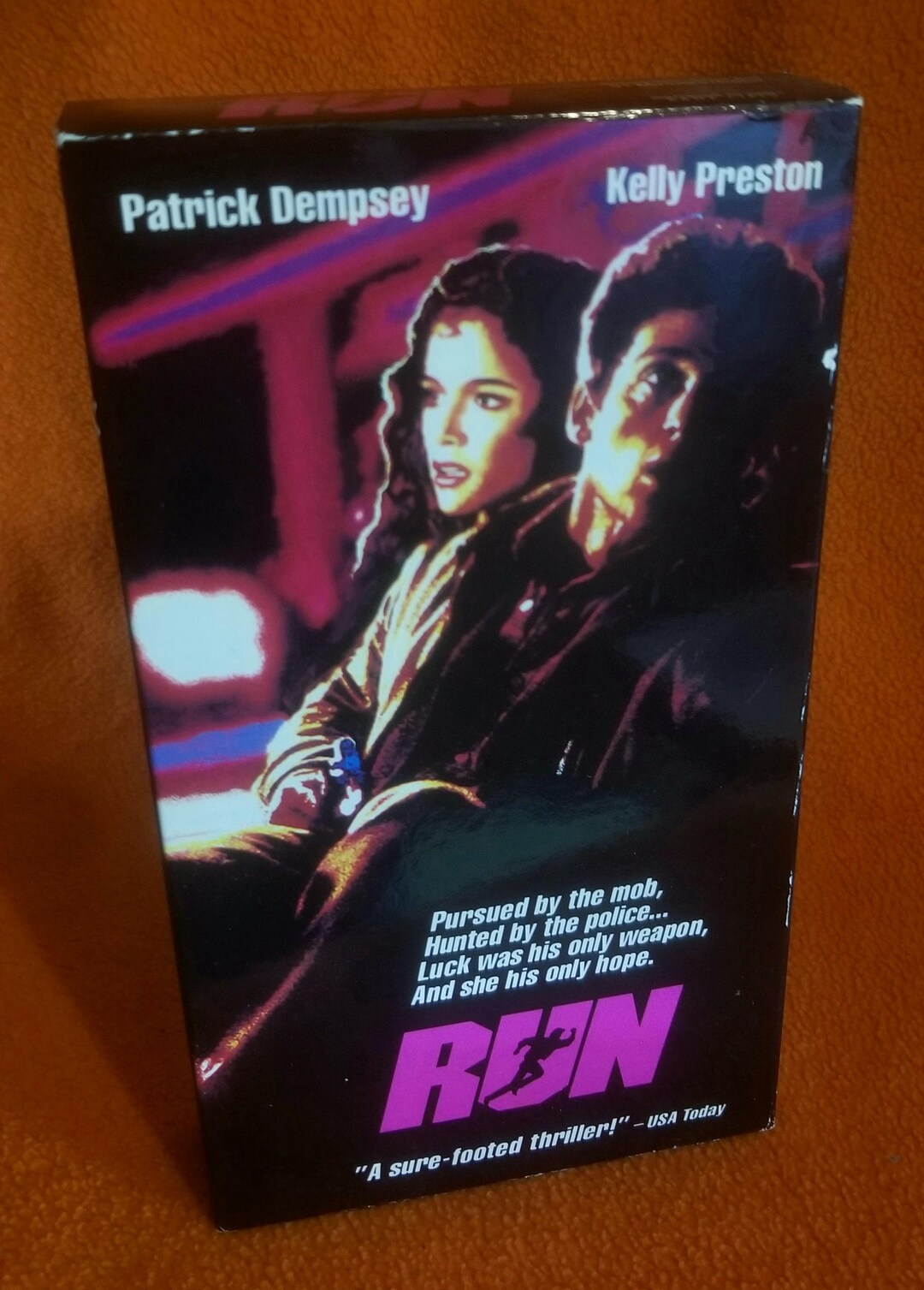 Run VHS Hollywood Pictures Home Video RARE 1991 Action Comedy Patrick ...