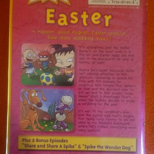 Rugrats Easter VHS Nickelodeon 48 Minute Special Animation With Bonus Two Episodes Family ...