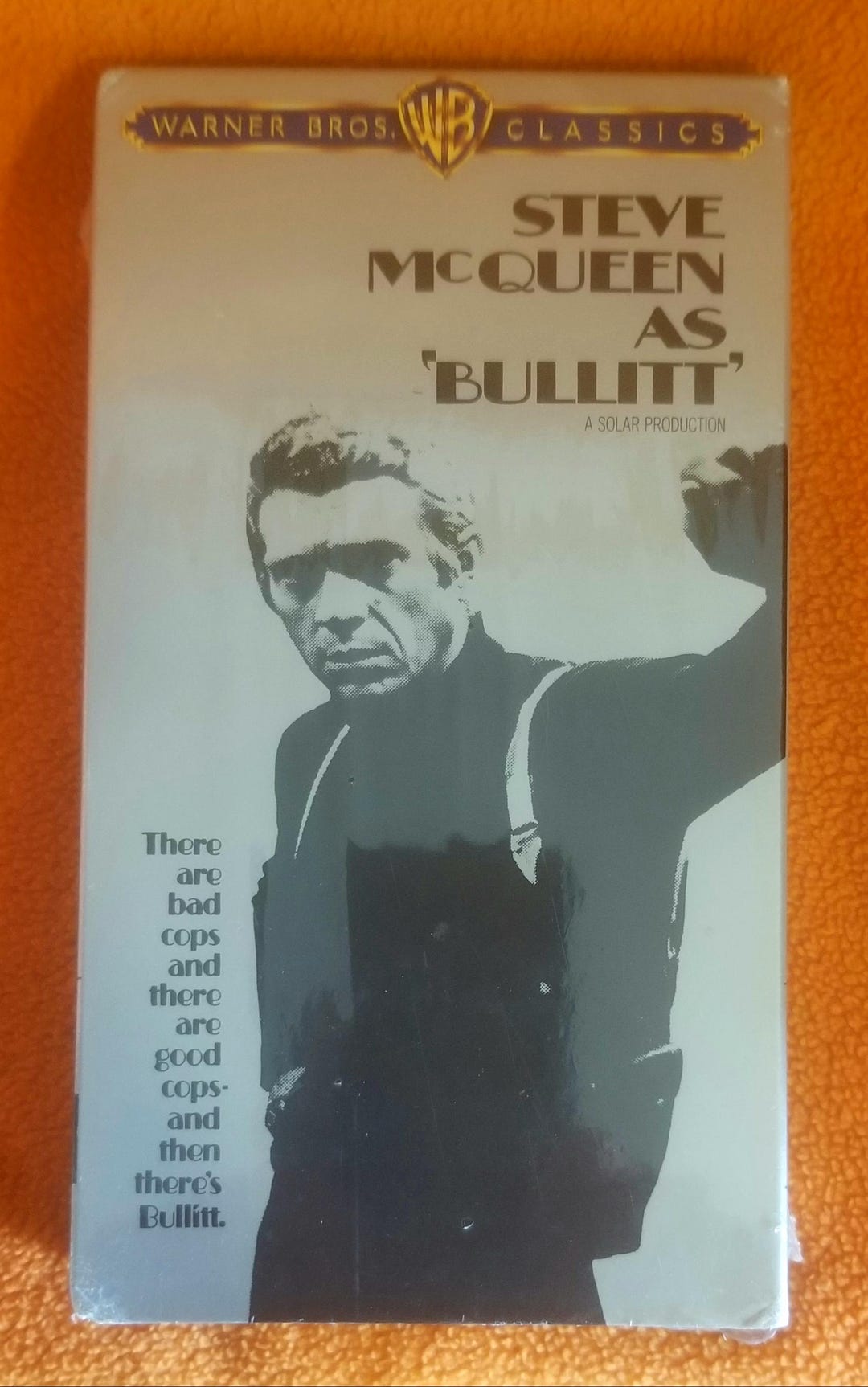 Bullit SEALED VHS Steve Mcqueen a Peter Yates Film 1996 Warner Brothers ...