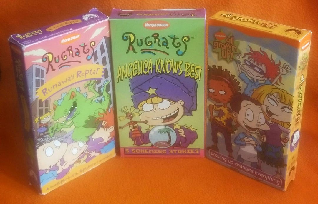 Rugrats VHS Bundle RARE Nickelodeon Paramountvideo Cartoon 1998 ...
