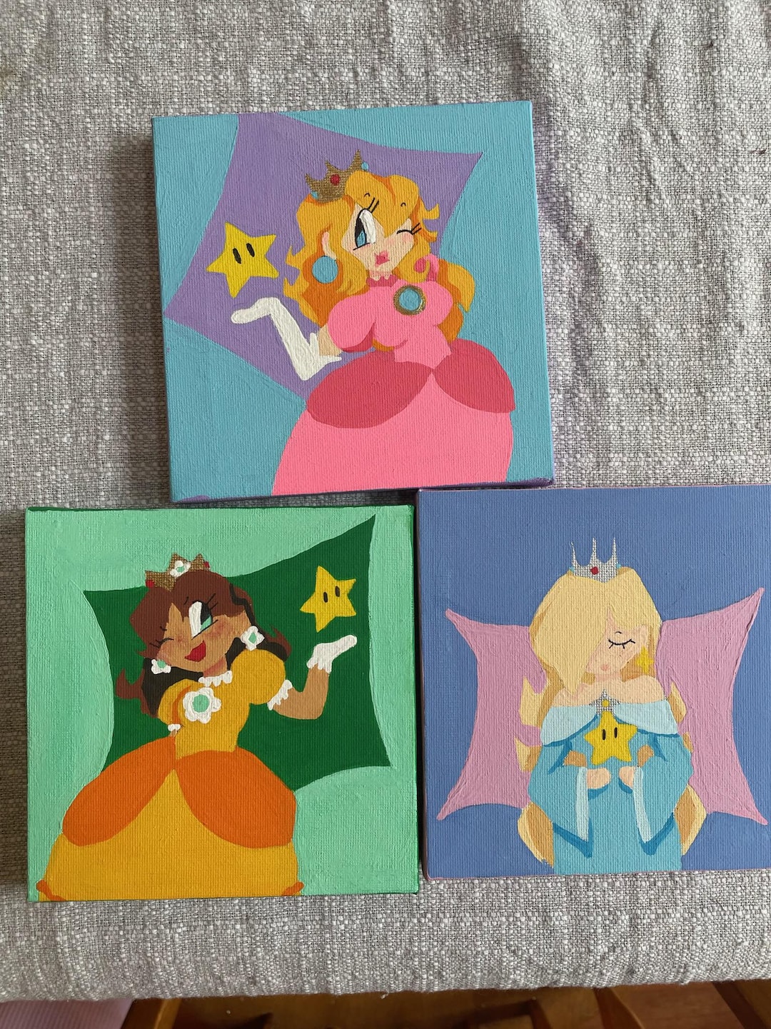Canvas Art, Princess Peach, Daisy, Rosalina - Etsy