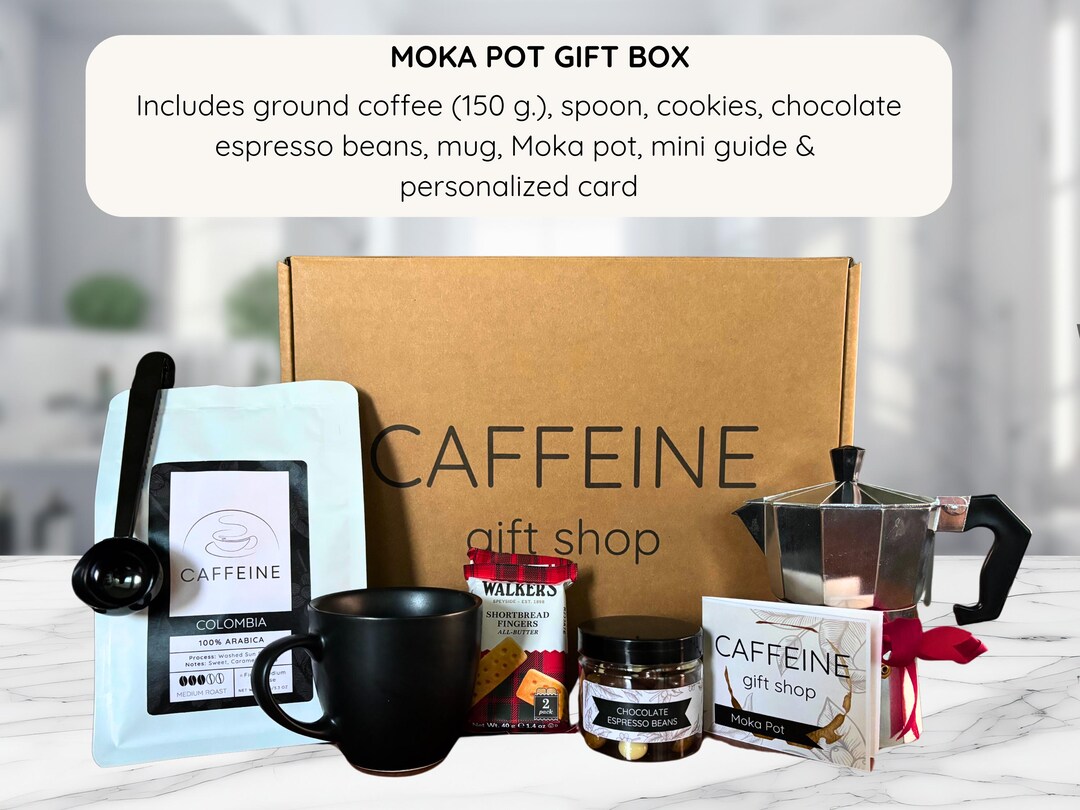 Moka Pot Coffee Gift Box: Gourmet Coffee Lover Set - Etsy
