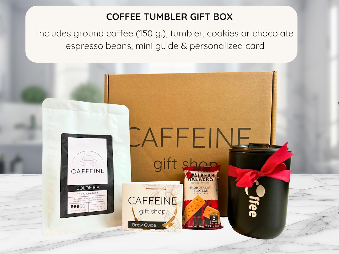 Coffee Lover Gift Box With Tumbler & More - Etsy