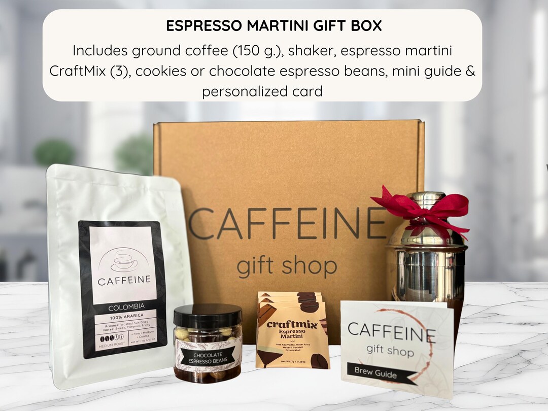 Espresso Martini Gift Box: Coffee Lover Cocktail Set - Etsy