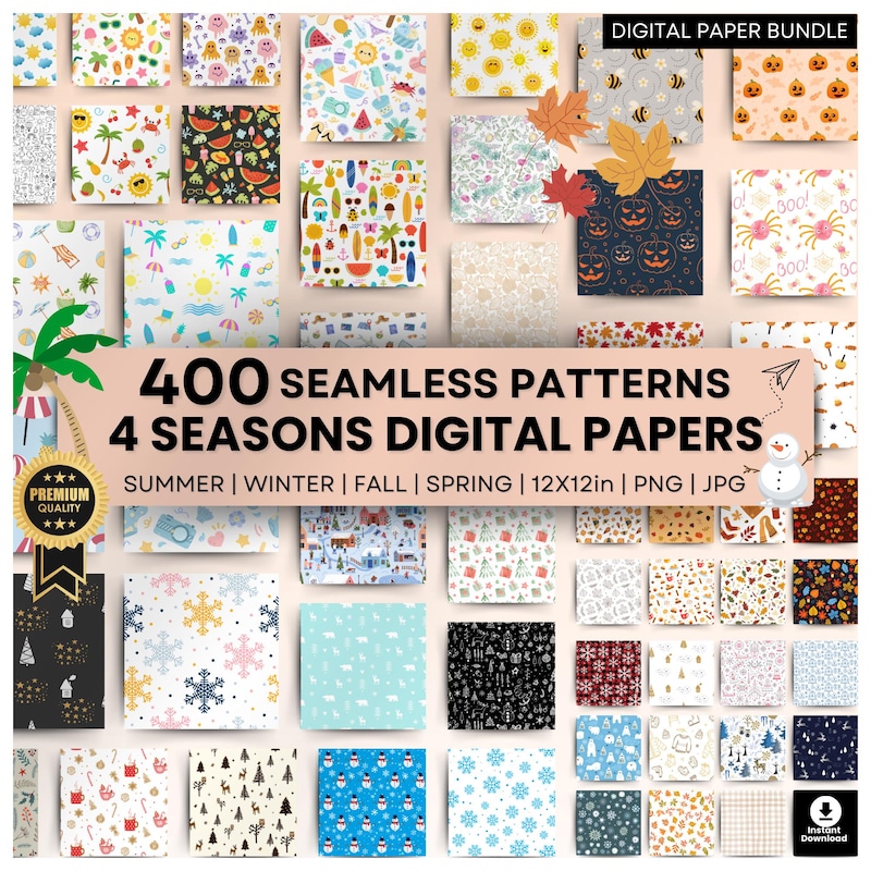 Seamless Design Spring - Etsy UK