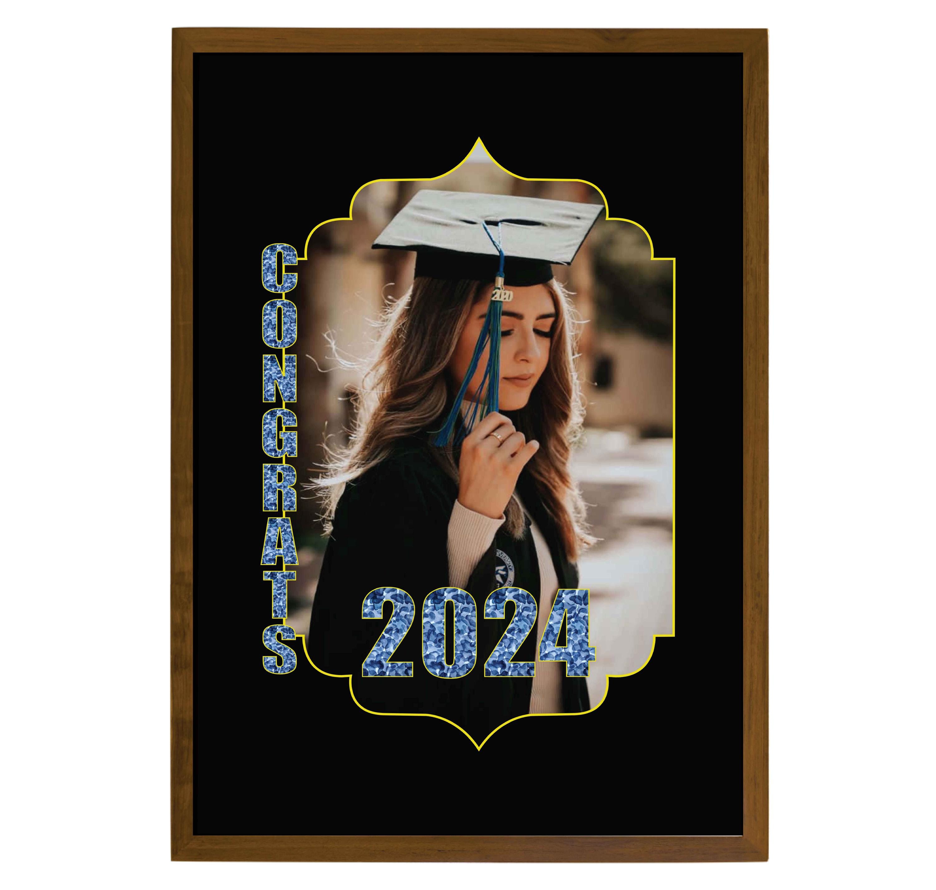 Graduation Fan Template, Graduation Fan 2024, Graduation Cake Topper ...