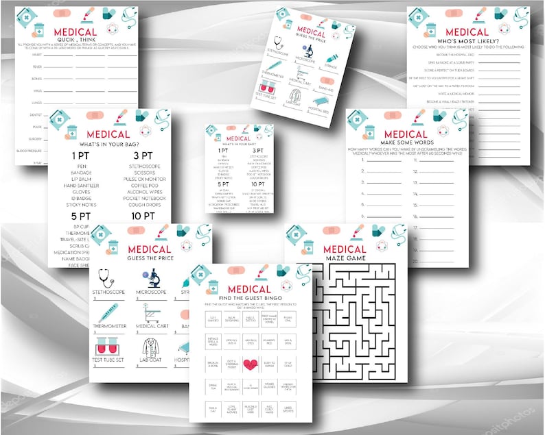 20 Medical Game, Nursing Games, Doctor Games, Medical Trivia, Hospital ...
