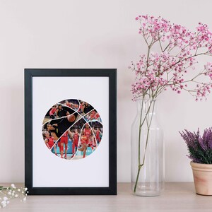 Basketball Photo Collage Template, Basketball Picture Collage, Coach ...