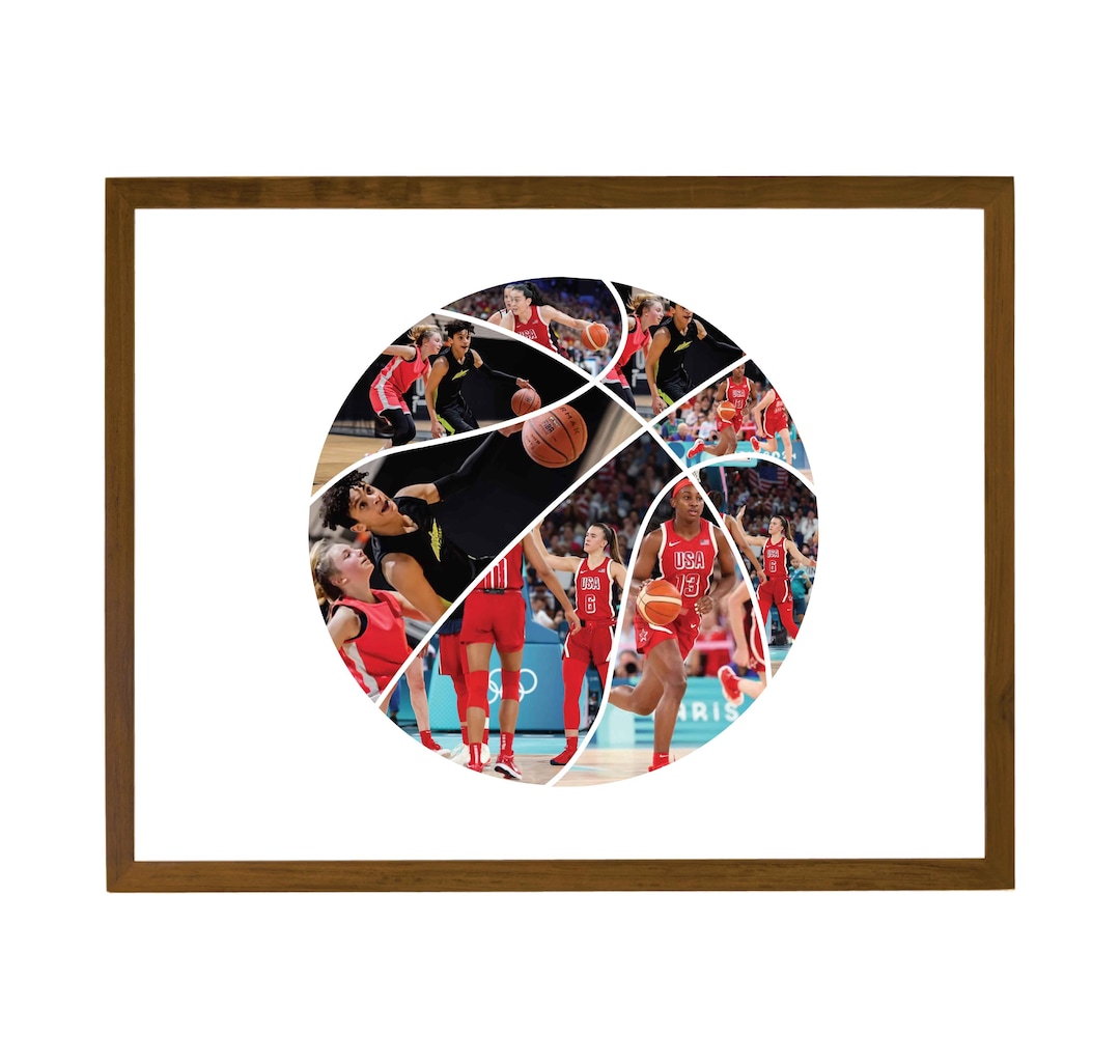 Basketball Photo Collage Template, Basketball Picture Collage, Coach ...