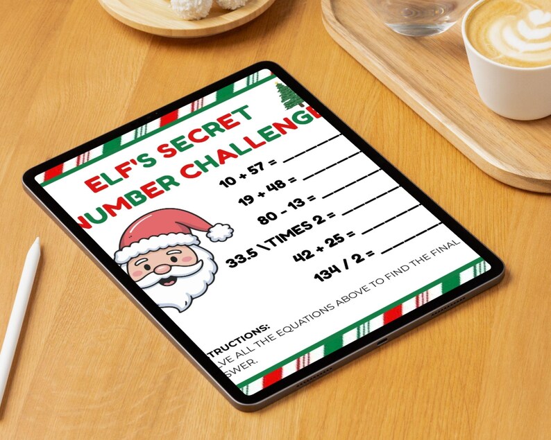 6-7 Elf Printable Prop, 67 Maths Educational, Trending Meme Christmas ...