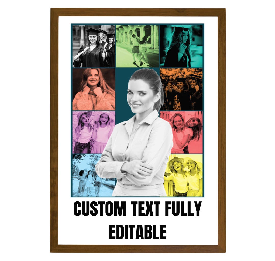 Eras Poster Template, Grid Eras Themed Birthday, Party Color Square ...