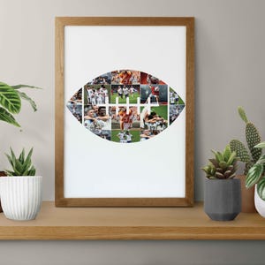 American Football Photo Collage Template, American Football Picture ...