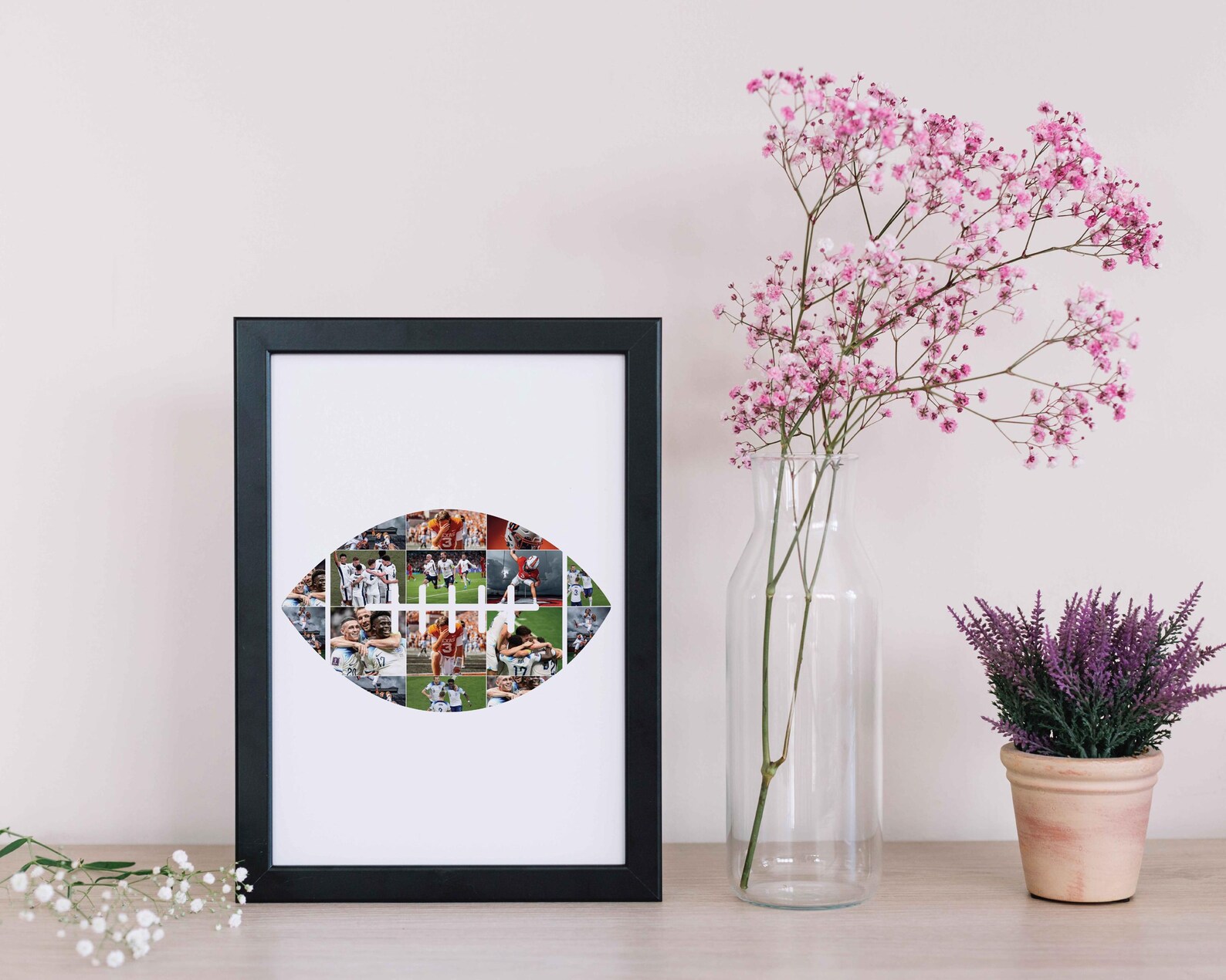 American Football Photo Collage Template, American Football Picture ...