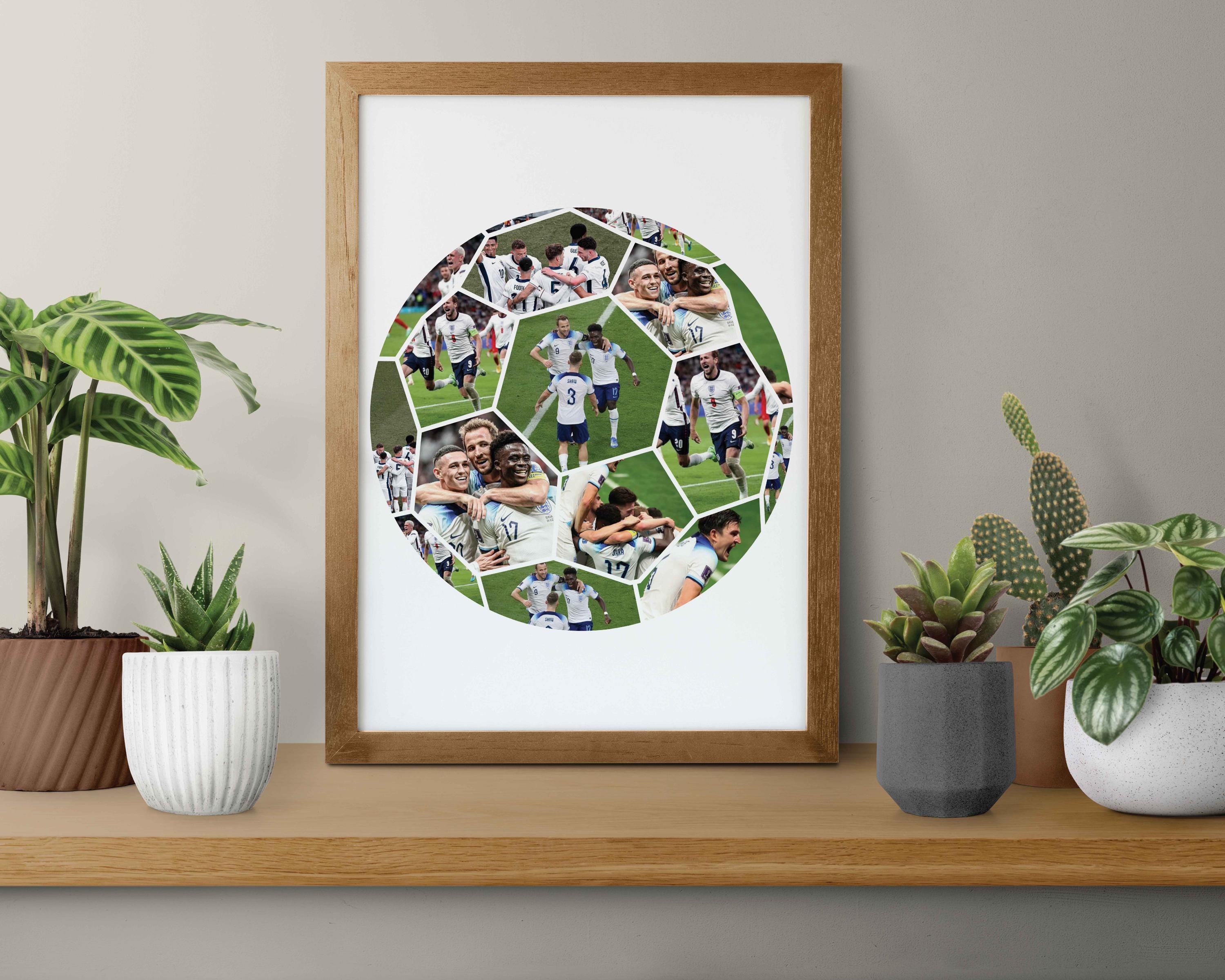 Soccer Ball Photo Collage, Sport Photo Gift, Senior Night Gift, Sports ...