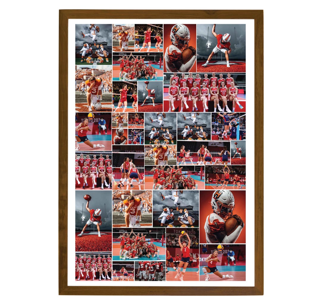 Poster Collage Template, 24x36 Photo Collage, Poster Size Photo Collage ...
