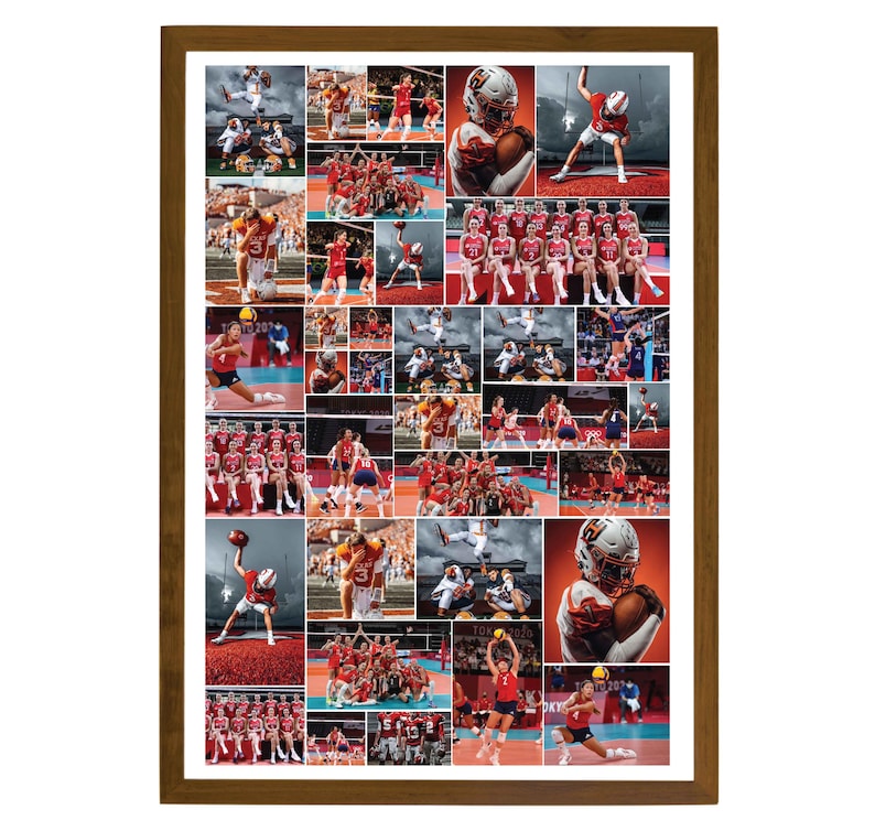 Poster Collage Template, 24x36 Photo Collage, Poster Size Photo Collage ...