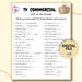 TV Commercial Trivia Game, Commercial Slogans Game, Ad Slogan Fill in ...