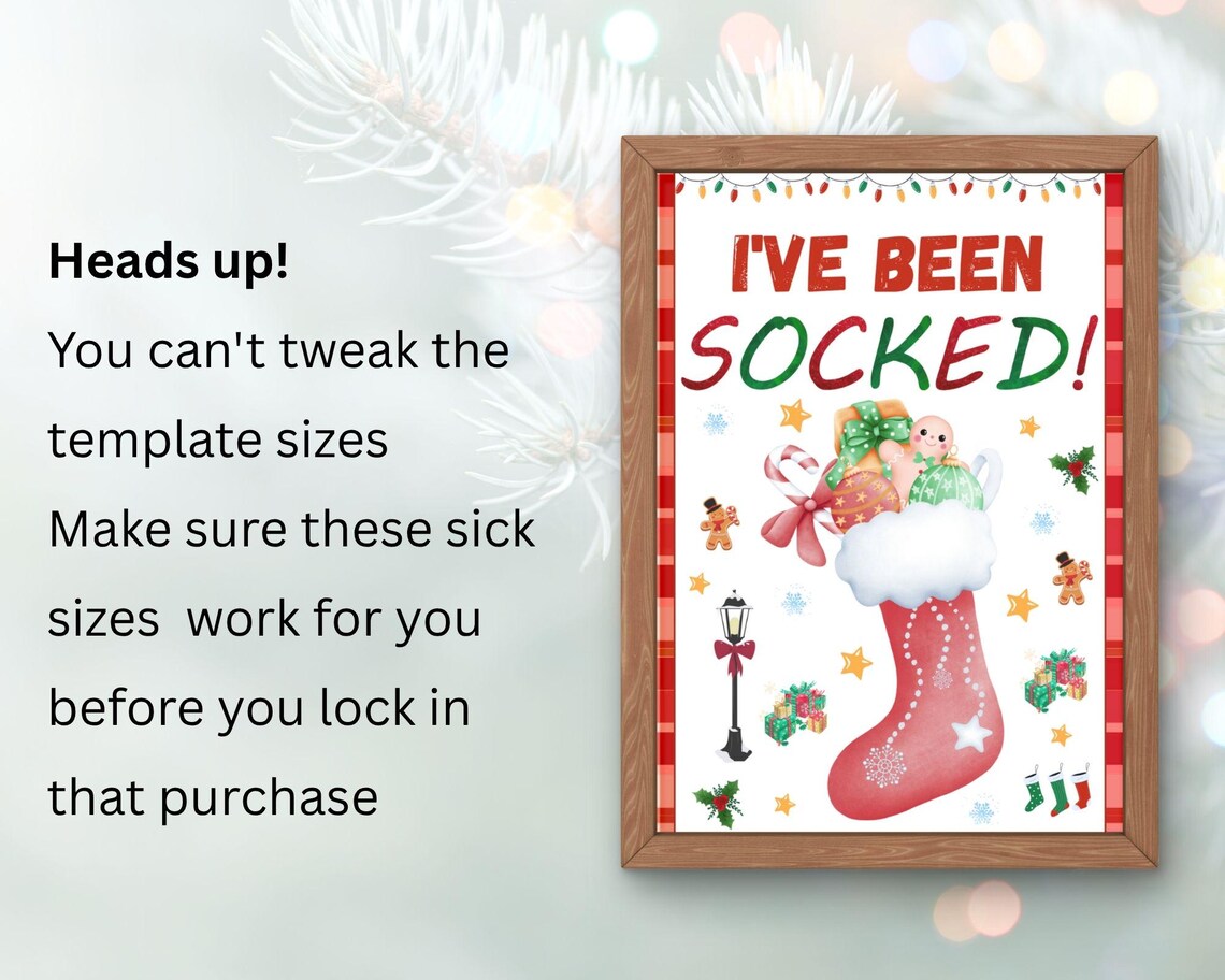 We've Been Socked Christmas Office Party Game, I've Been Socked ...