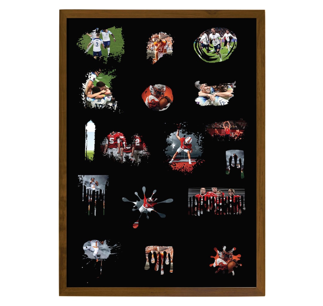 100 Bleach Effect Distressed Edge Canva Frames Bundle, Editable ...