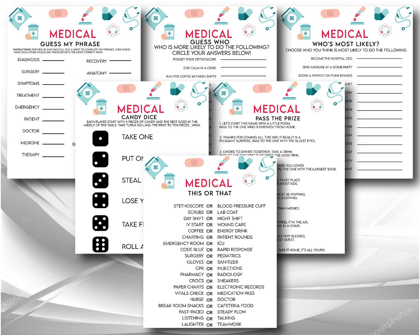 20 Medical Game, Nursing Games, Doctor Games, Medical Trivia, Hospital ...