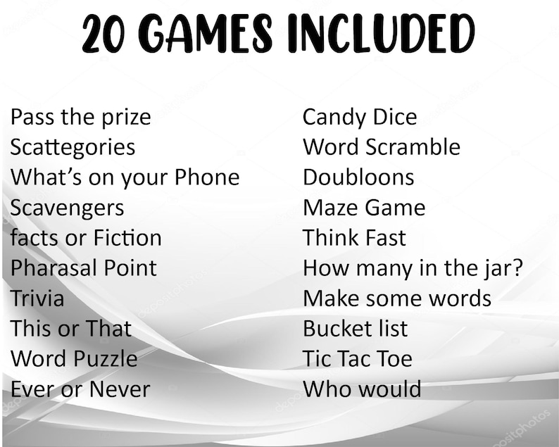 20 Book Club Game Bundle, Reading Group Activities, Book Club Party ...