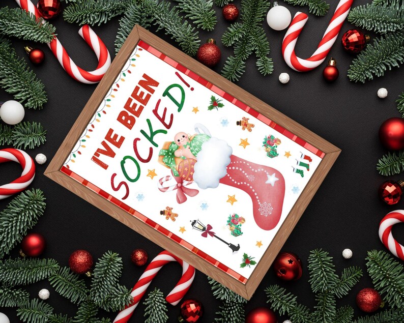 We've Been Socked Christmas Office Party Game, I've Been Socked ...