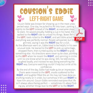 Cousin Eddie's Left Right Game - Etsy