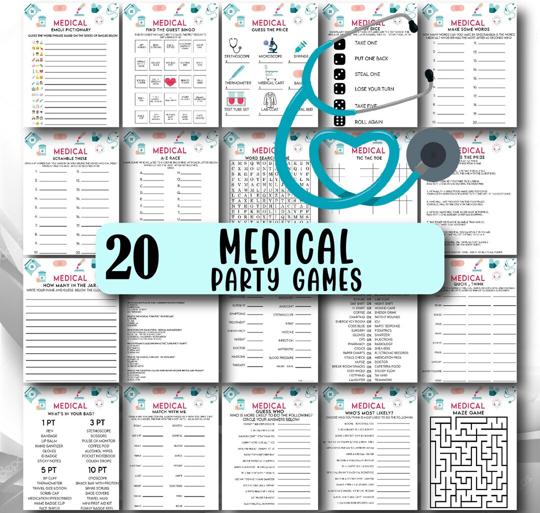 20 Medical Game, Nursing Games, Doctor Games, Medical Trivia, Hospital ...