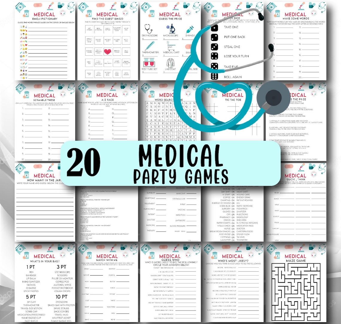 20 Medical Game, Nursing Games, Doctor Games, Medical Trivia, Hospital ...