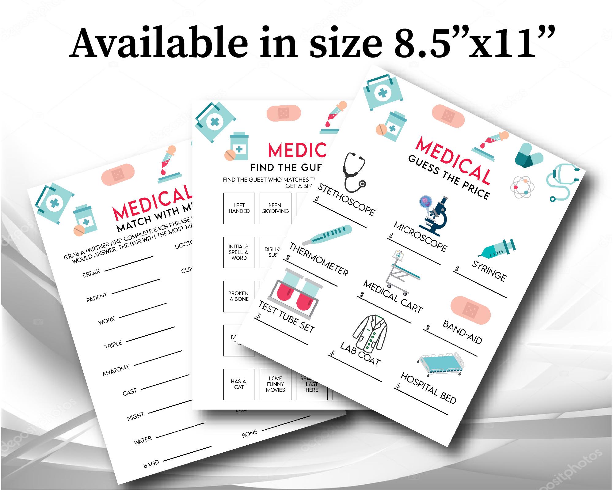 20 Medical Game, Nursing Games, Doctor Games, Medical Trivia, Hospital ...