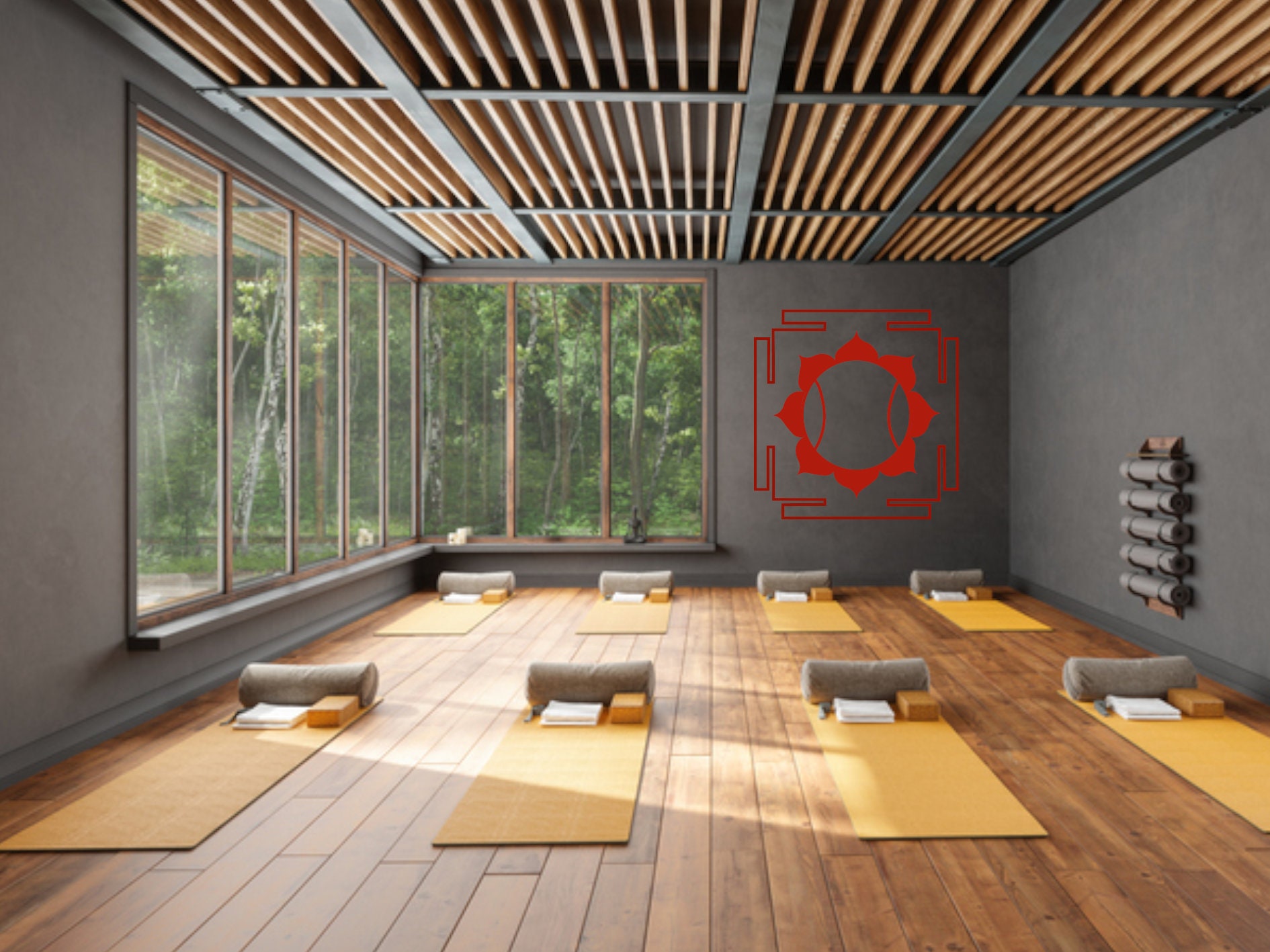 Hanuman Yantra, Orange, Vector, Sacred Geometry, Meditation Tool ...