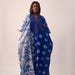 Blue Adire Asooke Bubu Dress: African Cotton Maxi Gown - Etsy