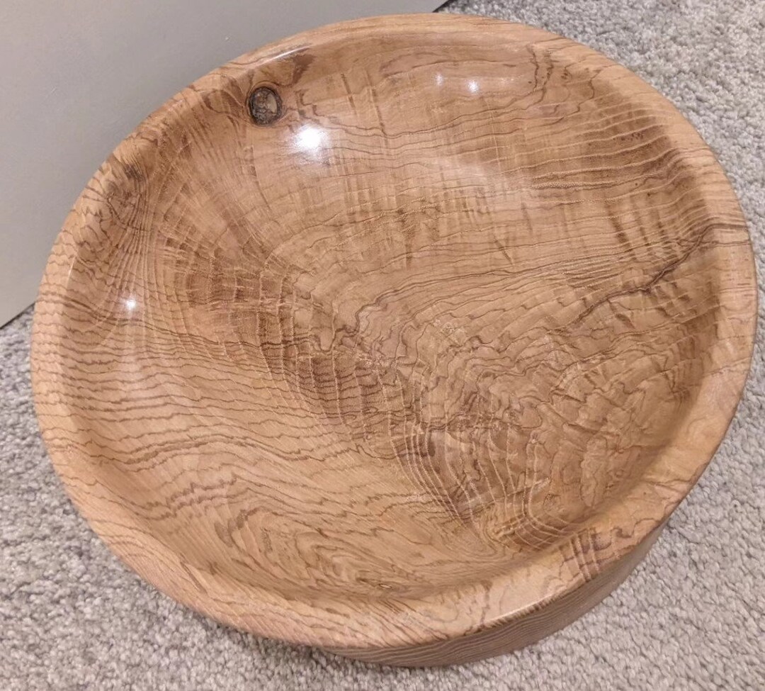 Handmade Heartwood Ash Bowl - Etsy