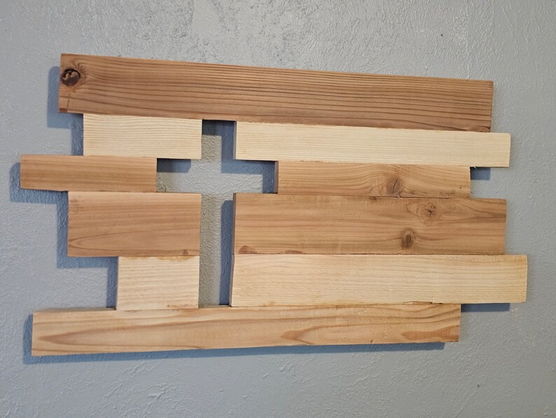 Cross Cutout Handmade Wood Sign - Etsy