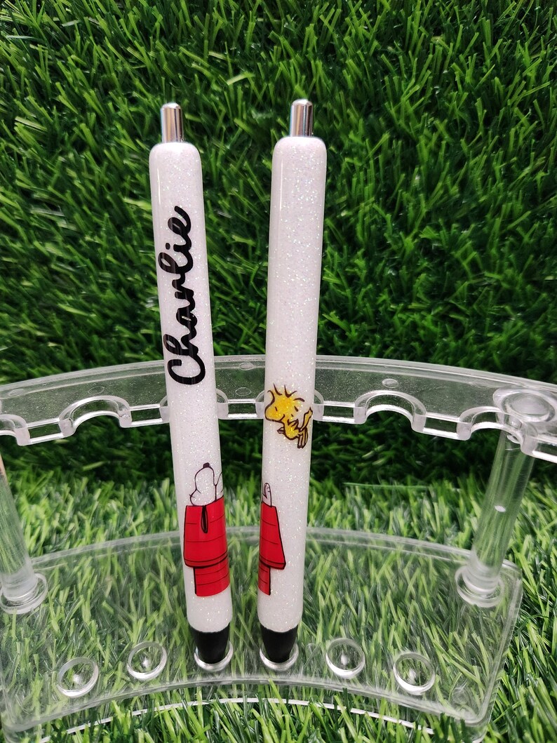 Snoopy Custom Glitter Pen - Etsy