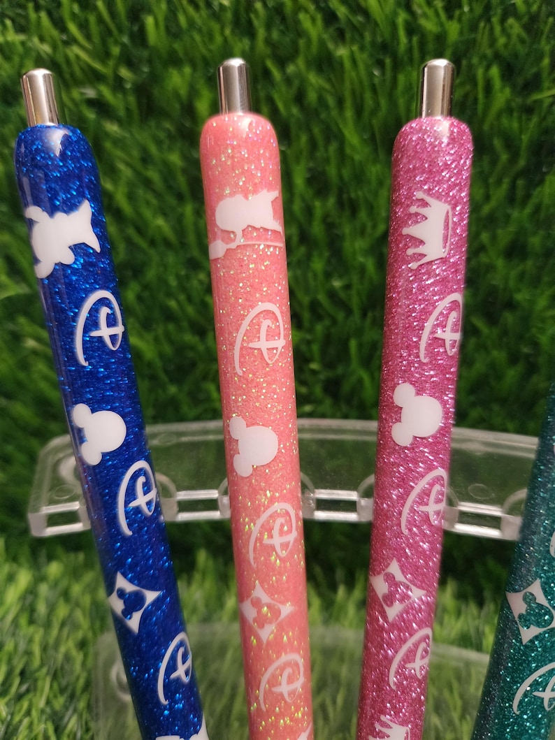 Disney Inspired Glitter Pens - Etsy