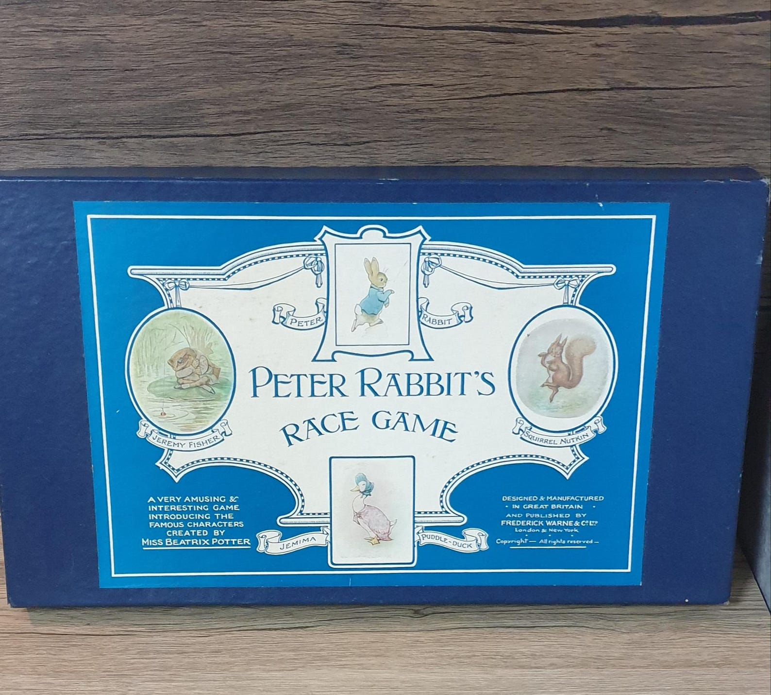 Vintage Peter Rabbit Race Game Frederick Warne - Etsy