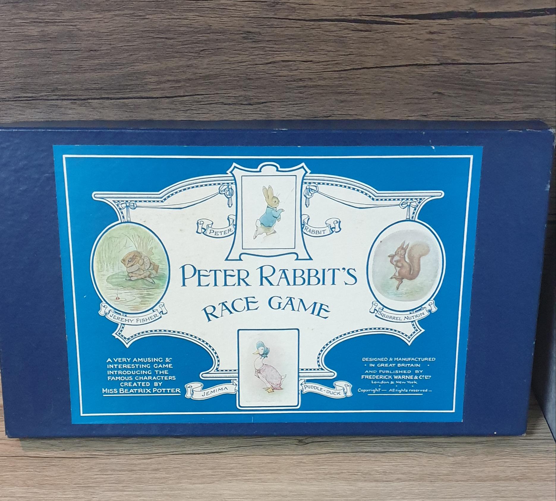Vintage Peter Rabbit Race Game Frederick Warne - Etsy