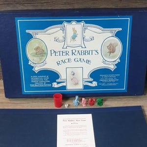 Vintage Peter Rabbit Race Game Frederick Warne - Etsy