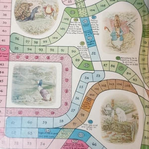 Vintage Peter Rabbit Race Game Frederick Warne - Etsy