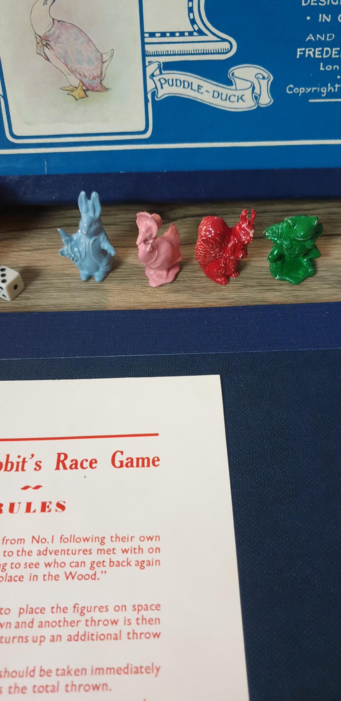 Vintage Peter Rabbit Race Game Frederick Warne - Etsy