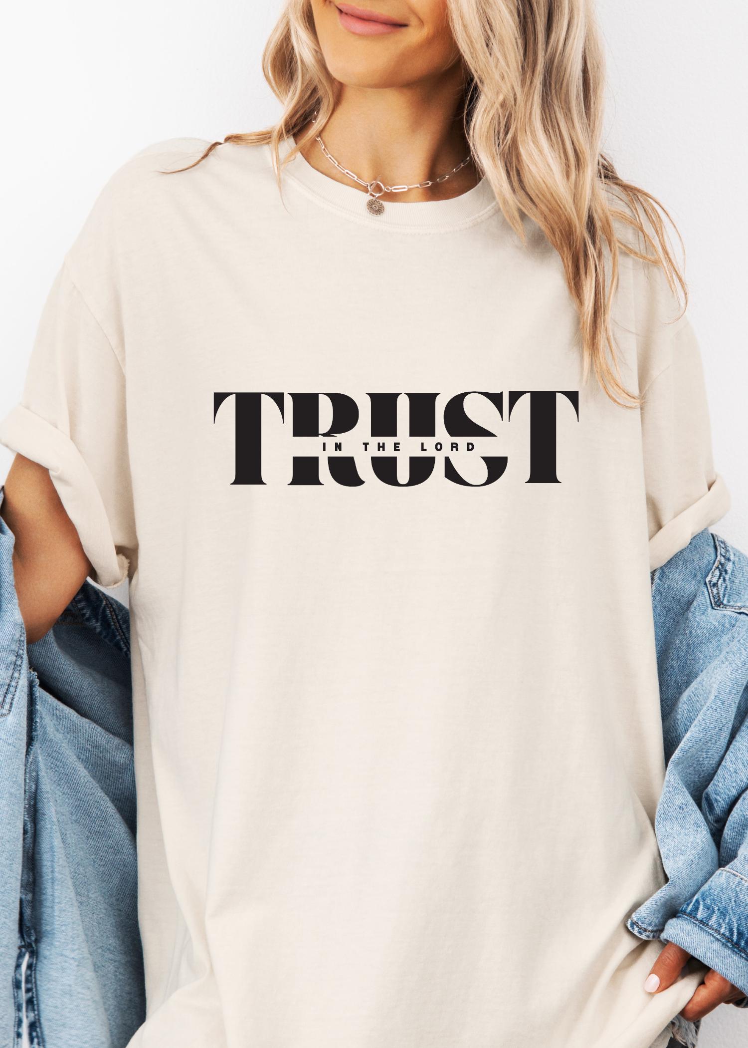 Trust in the Lord, Christian Shirt, Jesus Shirt, Faith Shirt, Faith ...