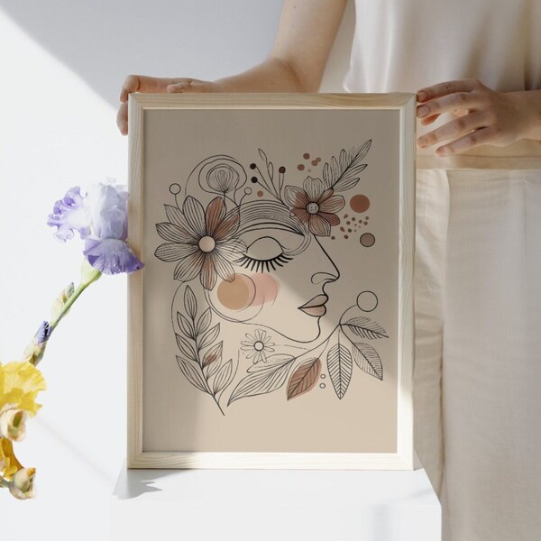 Abstract Face - Etsy