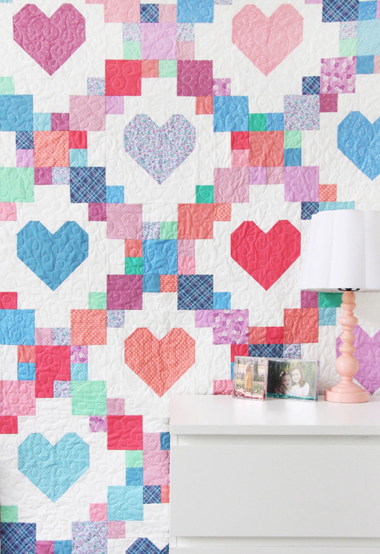 Heartsy Quilt Pattern, PDF - Etsy