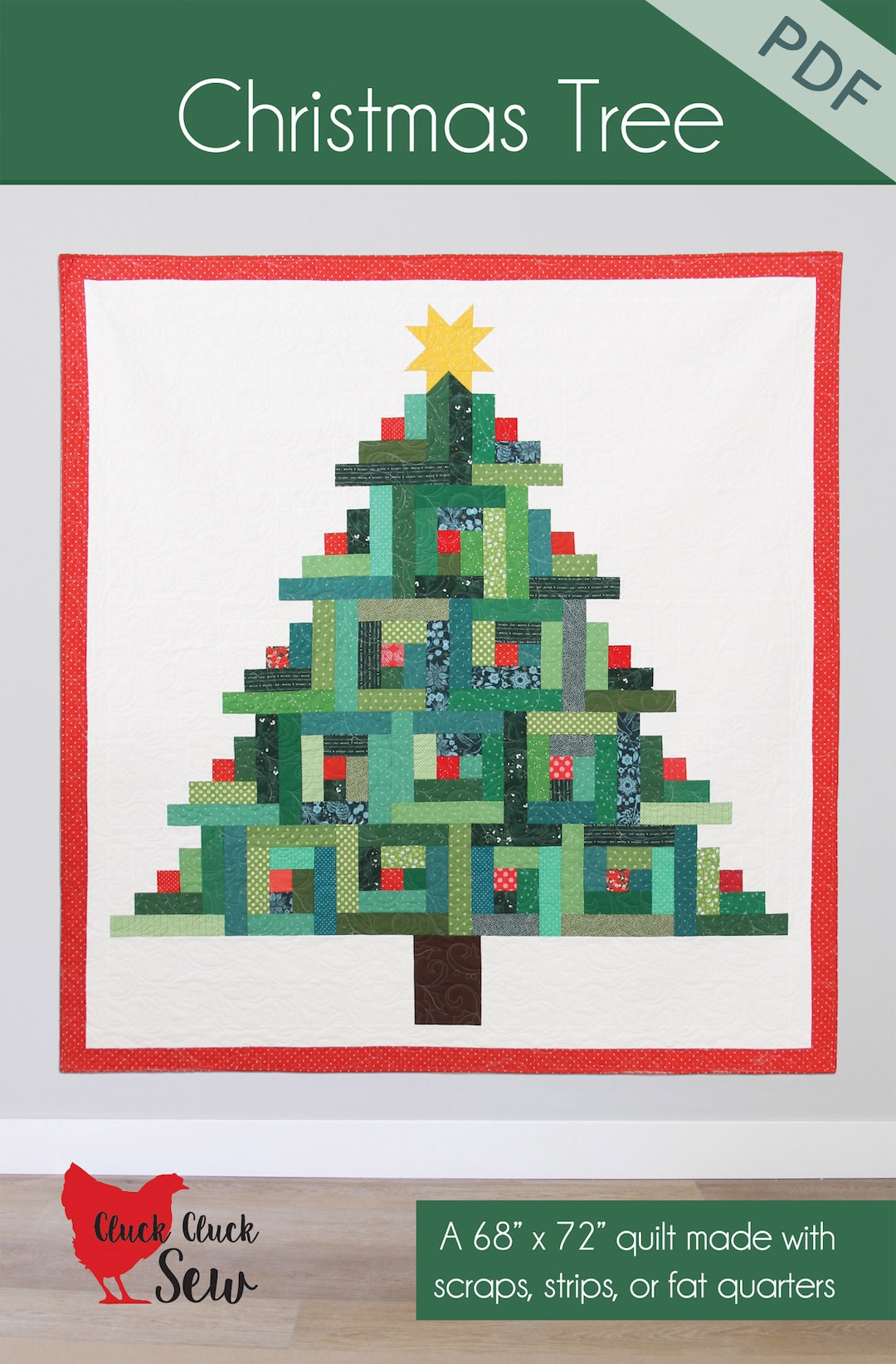 Christmas Tree Quilt Pattern, PDF - Etsy